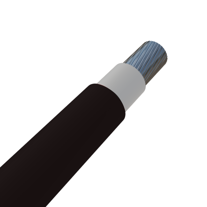 PV Kabel sort 6mm2(500m rull) - SJ Sol